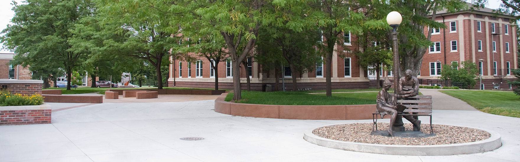 Campus Icons and Landmarks - Herb Mignery Statue - Wayne State College ...